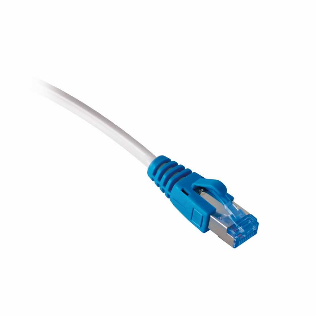 Patch cord CCS RJ45-RJ45 Cat.6A U/UTP-FLEX LSZH – colore bianco – 2 mt ...
