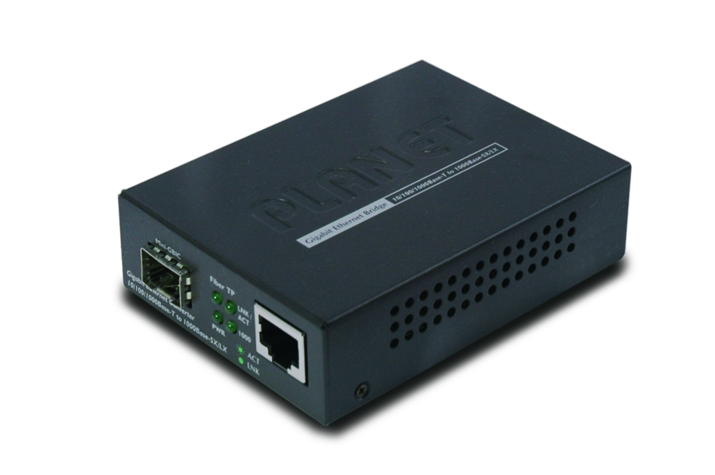 GT-805A Media converter 1 porta rame 10/100/1000Base-T + 1 porta SFP ...